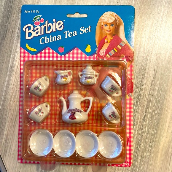 Mattel | Accents | Vintage Barbie China Tea Set Unopened | Poshmark